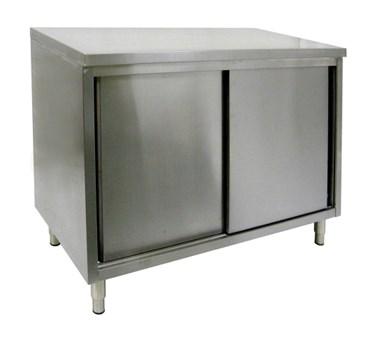 GSW USA CTD-2460S Flat Top Cabinets - Sliding Doors, 60"W X 24"D X 35 ...